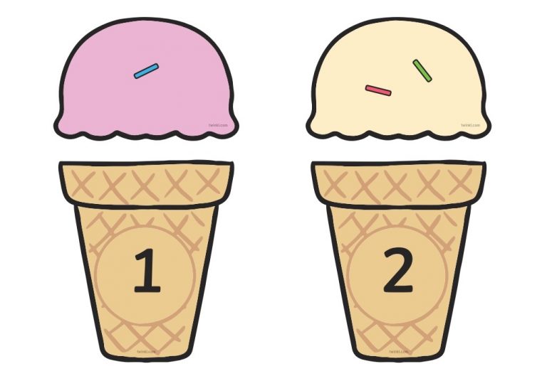 5 Best Ice Cream Matching Activity Free Printables For Kids • EnglEzz
