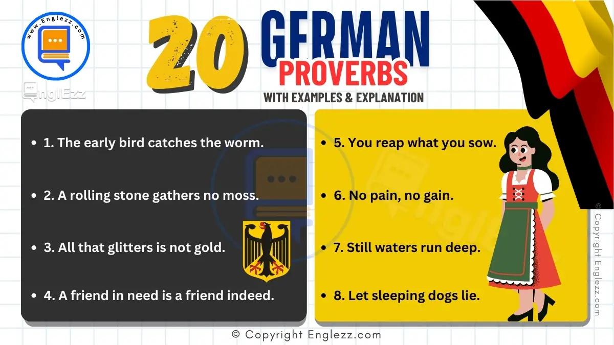 20 Famous German Proverbs In English With Meaning • EnglEzz