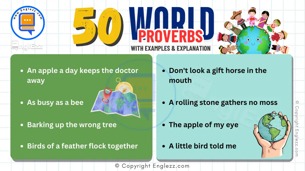 Global Wisdom: 50 Famous Proverbs From Around The World In English ...
